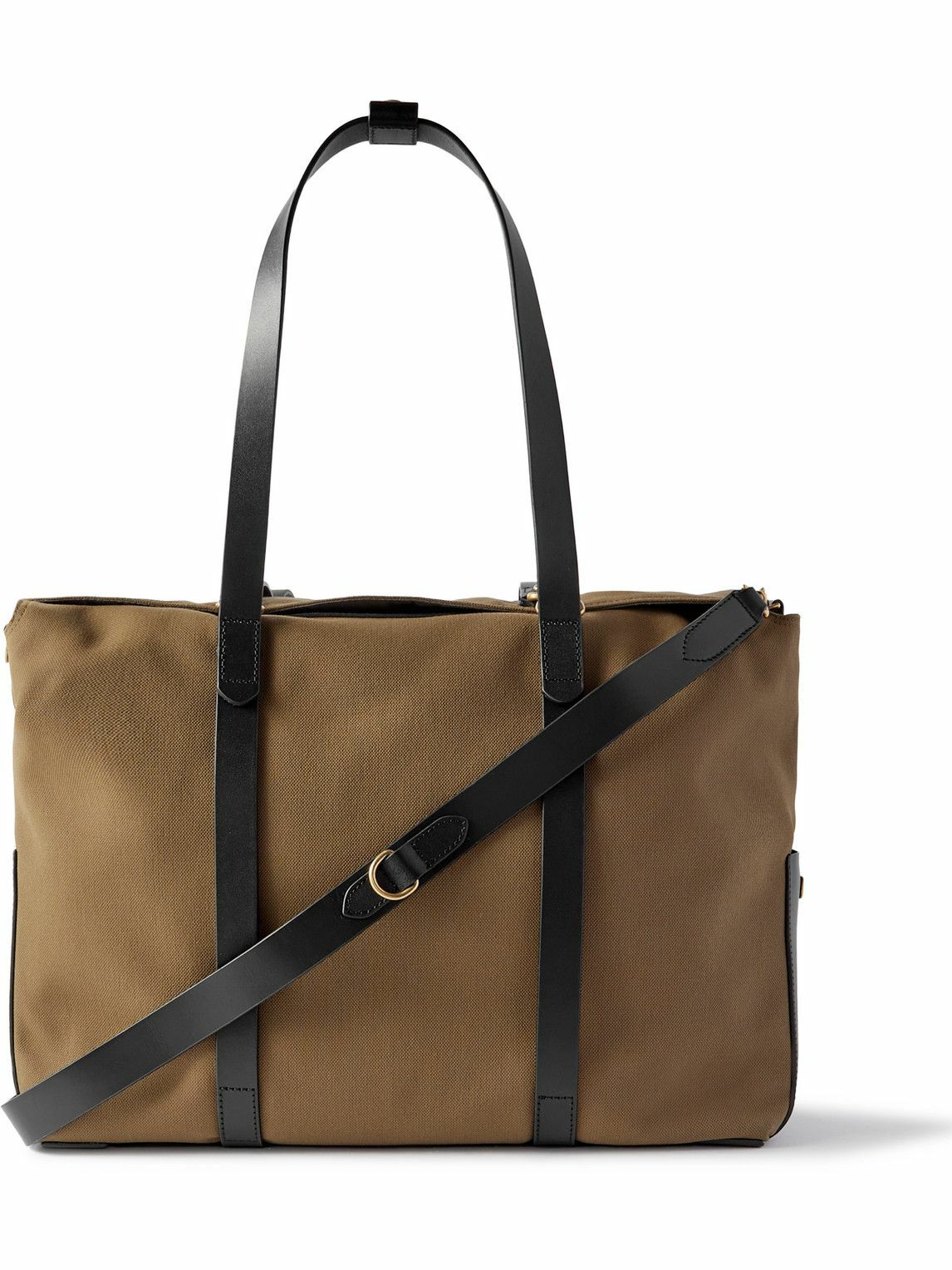 Mismo - M/S Mega Leather-Trimmed Canvas Tote Bag Mismo