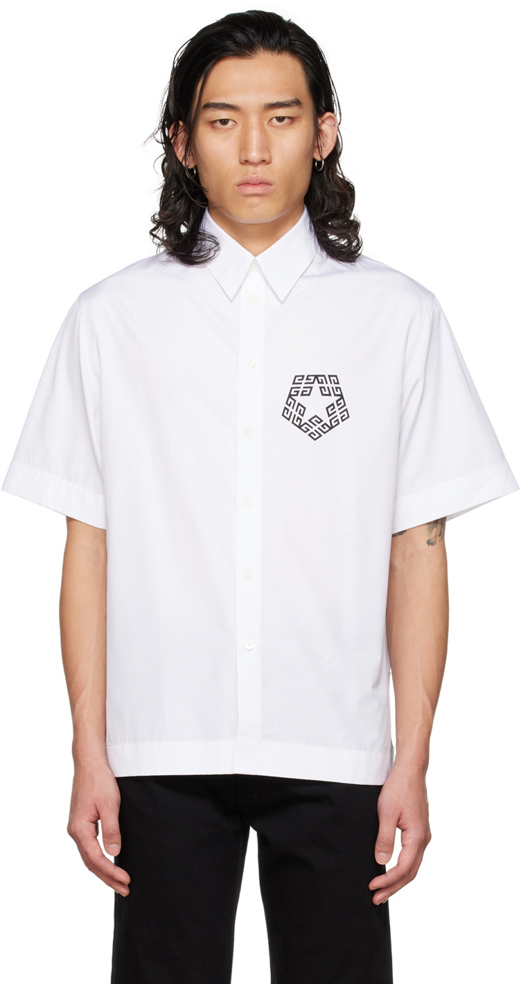 Givenchy White Boxy Shirt Givenchy