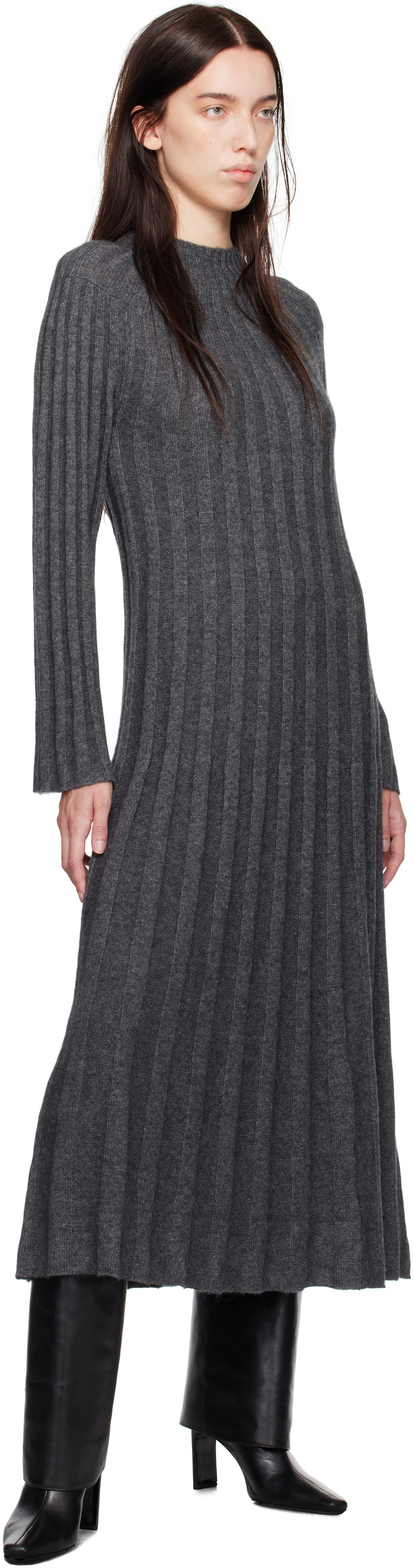 Loulou Studio Gray Irma Maxi Dress Loulou Studio