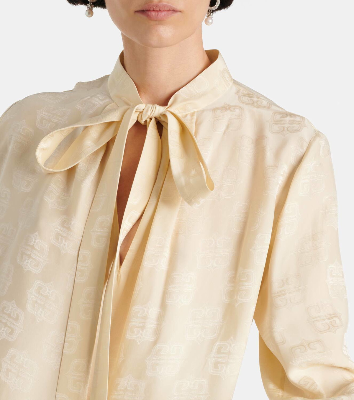 Givenchy 4G Liquid jacquard blouse Givenchy