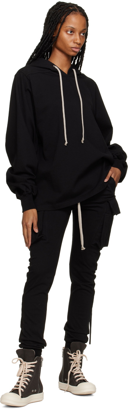 Rick Owens Drkshdw Black Jumbo Hoodie Rick Owens Drkshdw