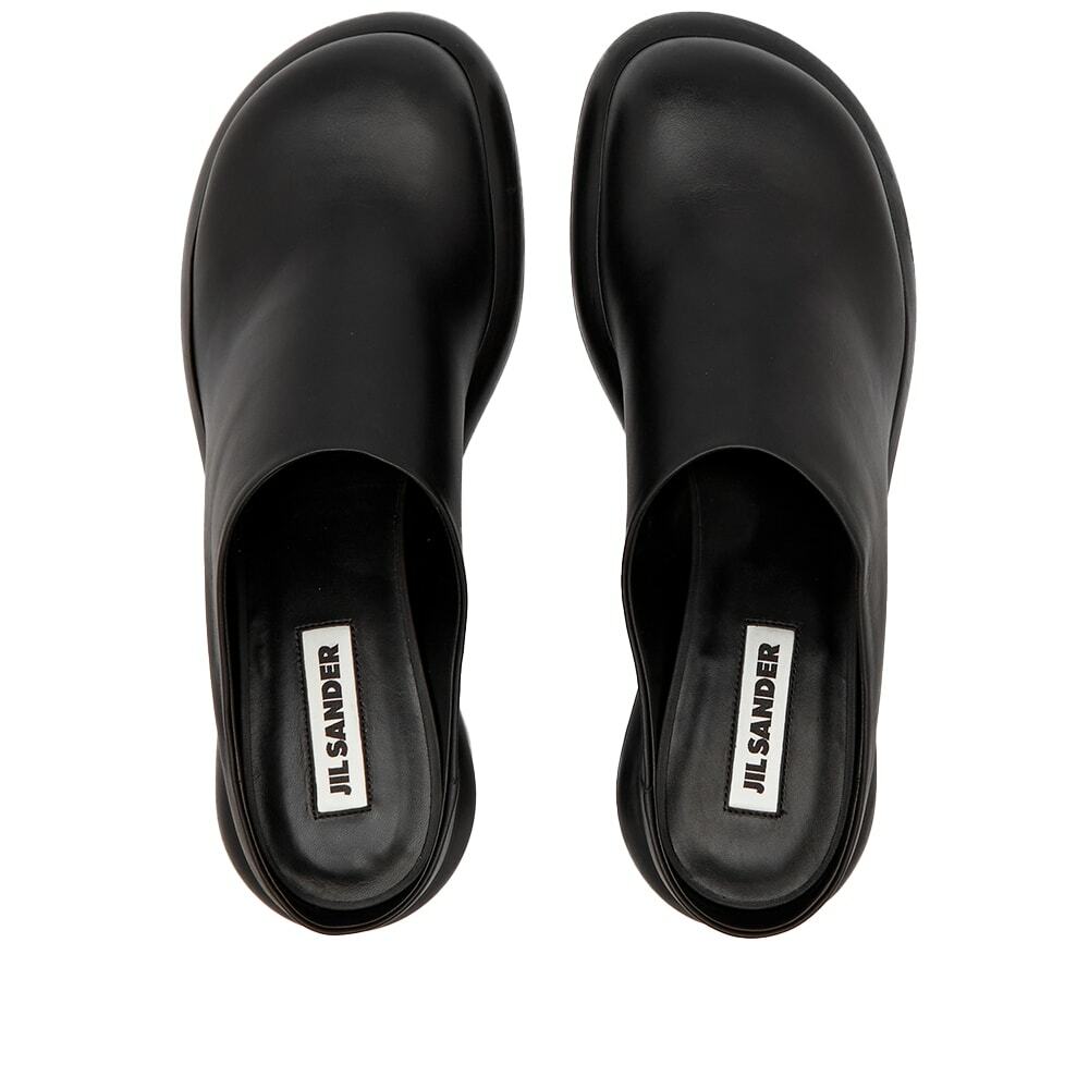 Jil Sander Women's Low Heel Mule Shoe in Black Jil Sander