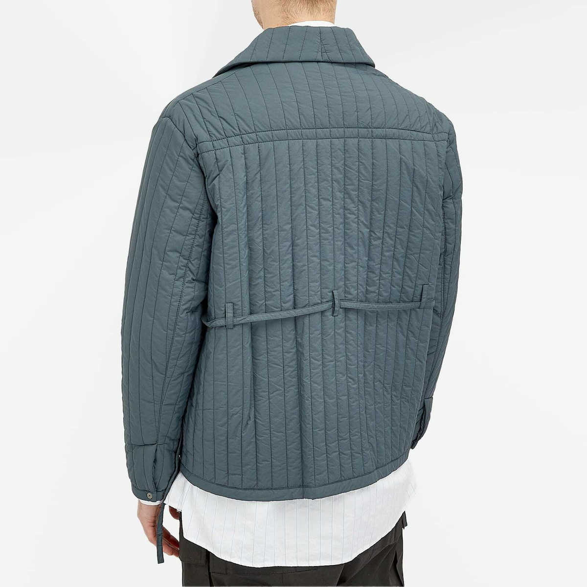 Craig Green Men's Quilted Work Jacket in Navy/Grey Craig Green