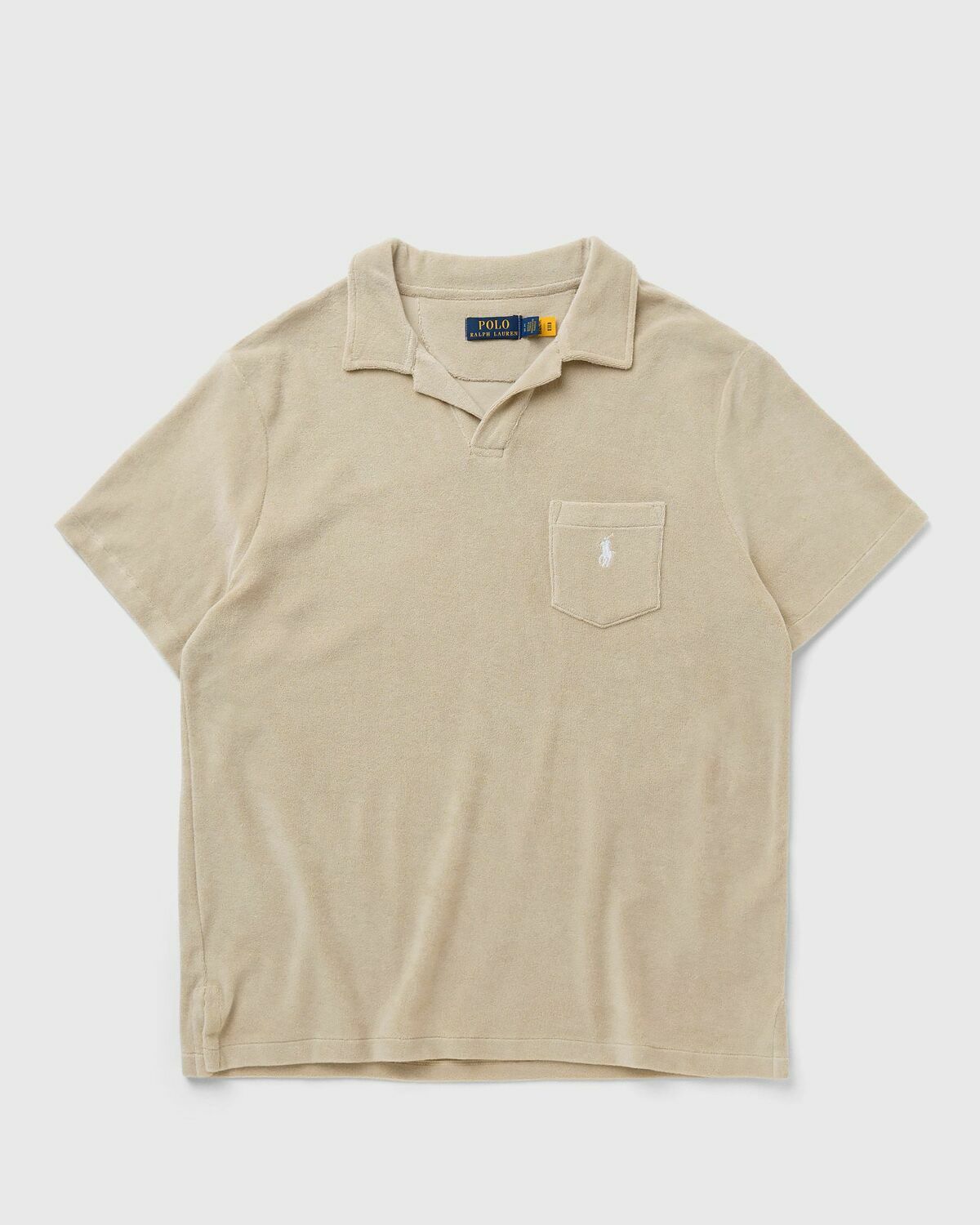 Polo Ralph Lauren Short Sleeve Polo Shirt Beige Polos Polo Ralph Lauren