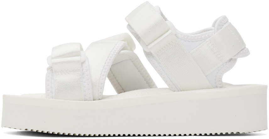 Suicoke White KISEE-PO Sandals Suicoke