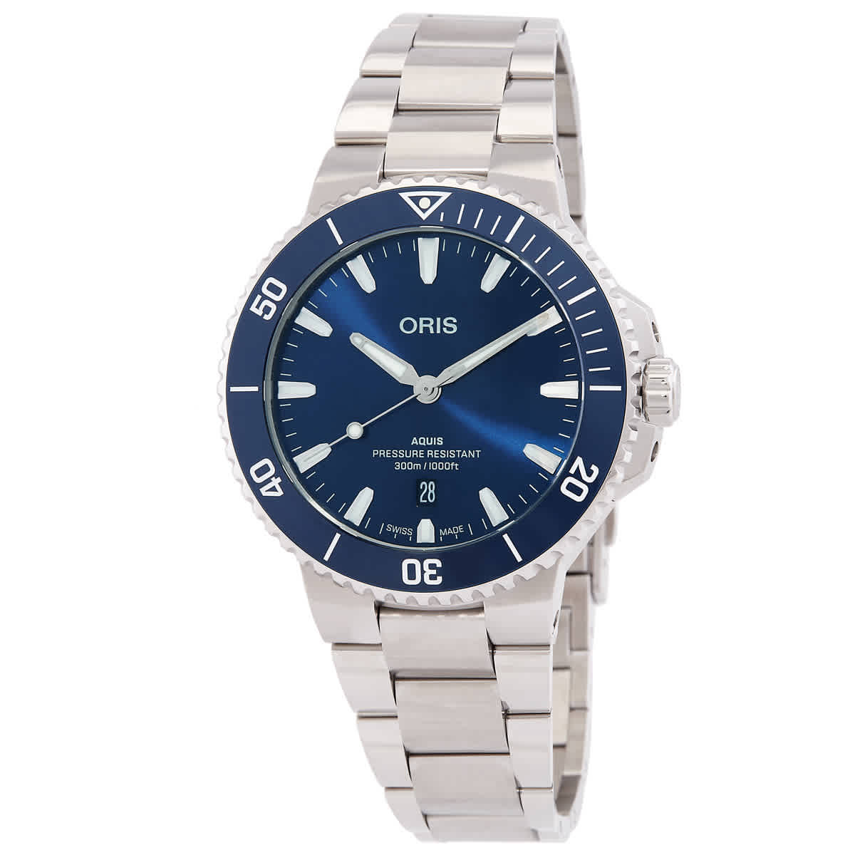 Oris Aquis Date Automatic Blue Dial Mens Watch 01 733 7789 4135-07 8 23 ...