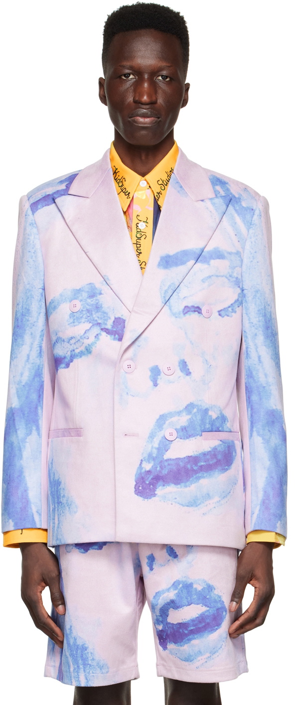 KidSuper Purple Polyester Blazer KidSuper