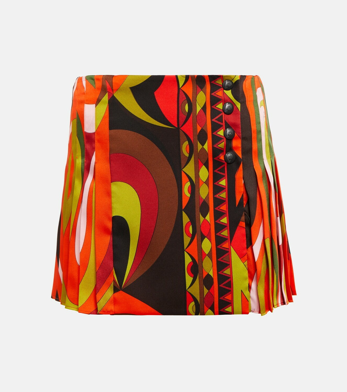 Pucci - Printed pleated miniskirt Emilio Pucci