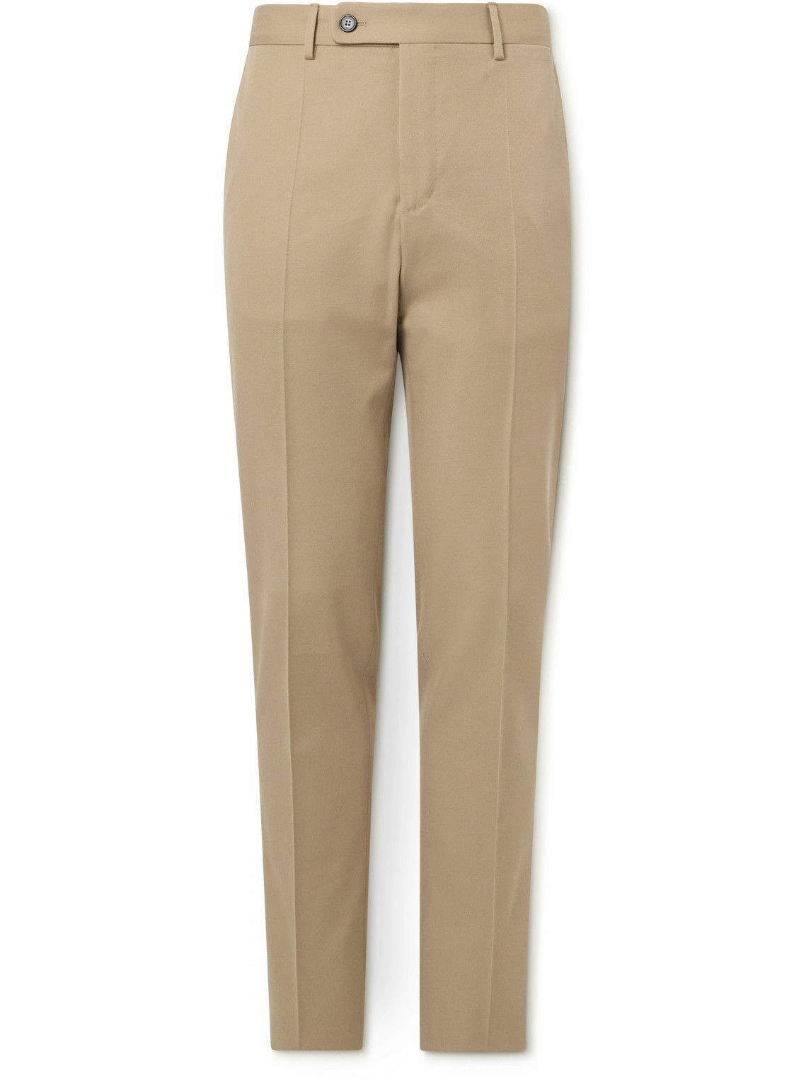 Incotex - Venezia 1951 Tapered Cotton and Virgin Wool-Blend Twill Trousers - Neutrals Incotex