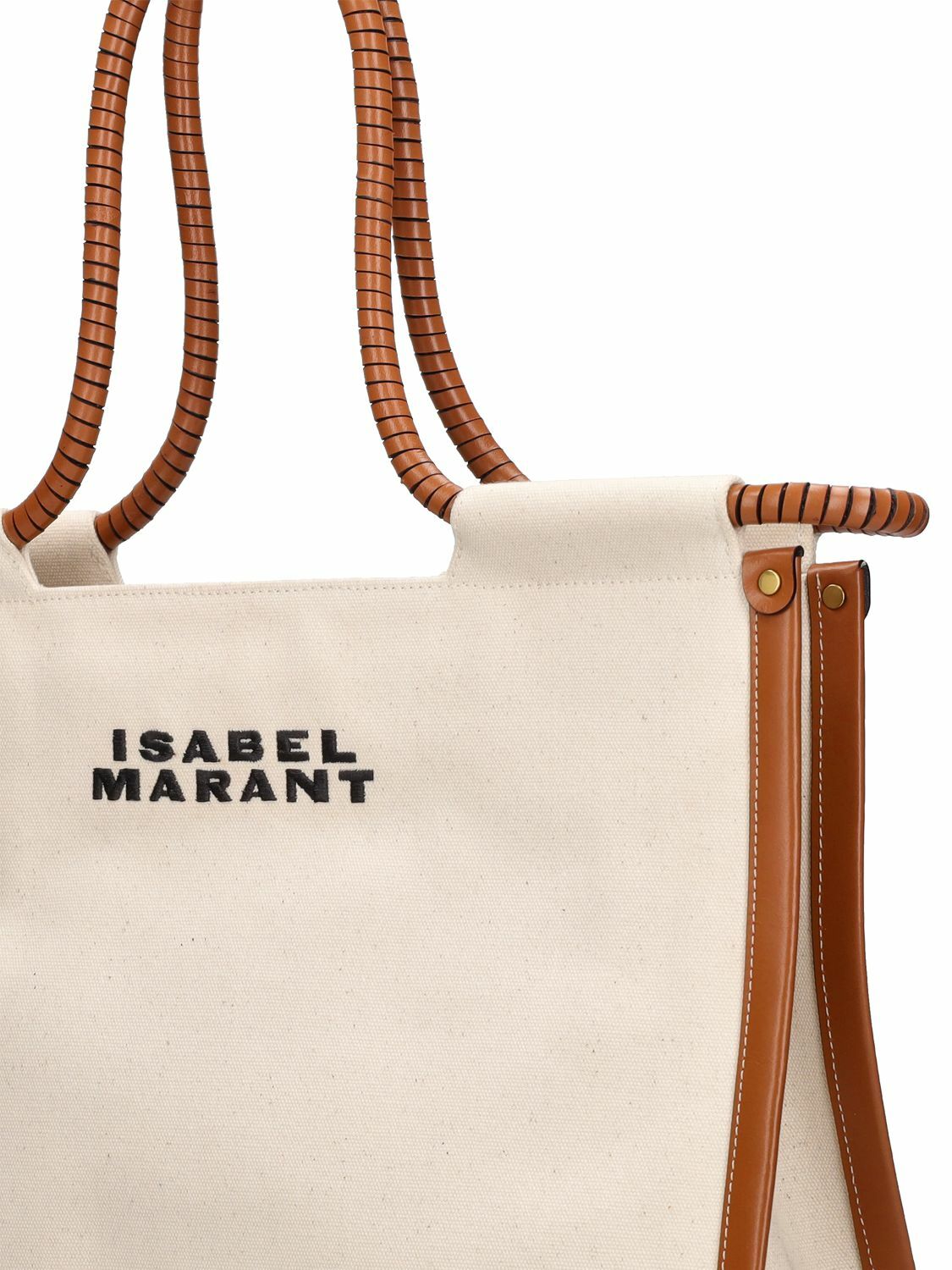 ISABEL MARANT Toledo Canvas & Leather Tote Bag Isabel Marant