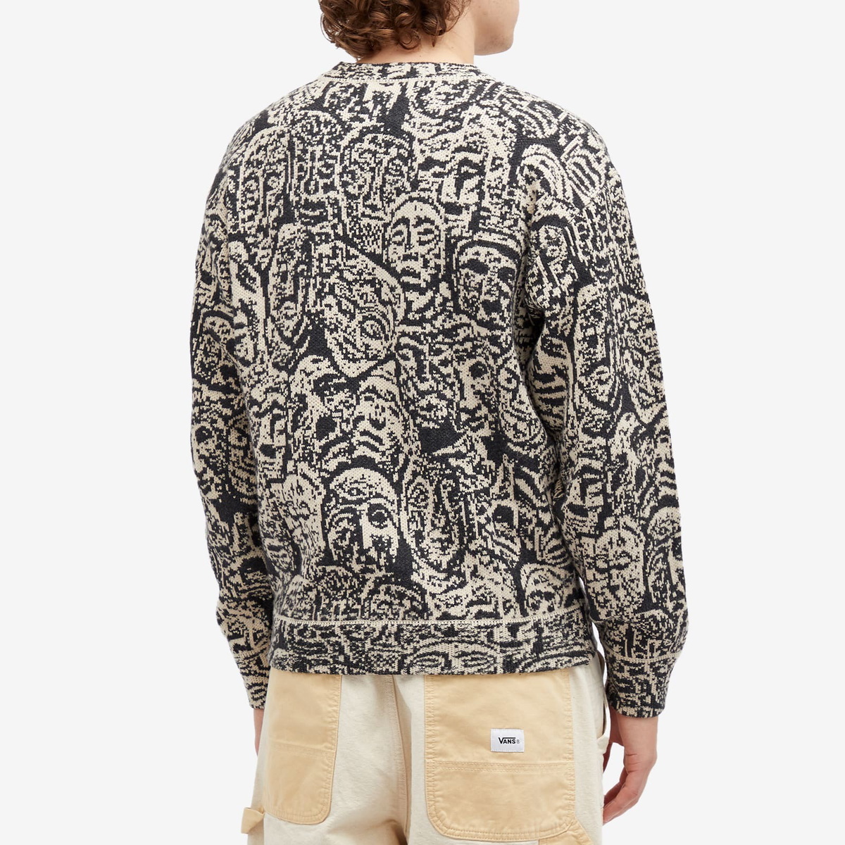 Heresy Men's Ancestors Knit Crew in Print Heresy