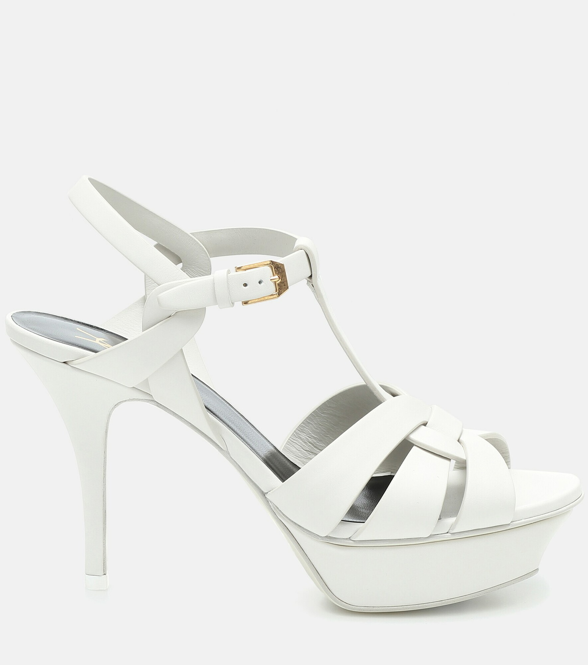 Saint Laurent - Tribute 105 leather platform sandals Saint Laurent