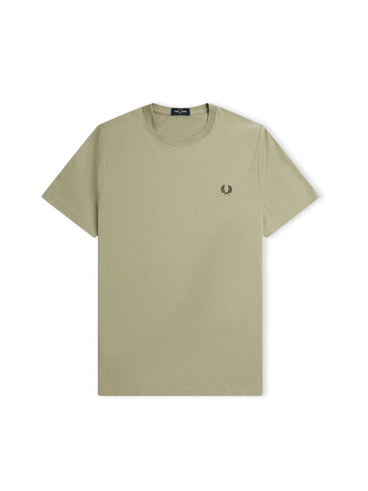 Fred Perry Logo-embroidered Crewneck T-shirt Fred Perry