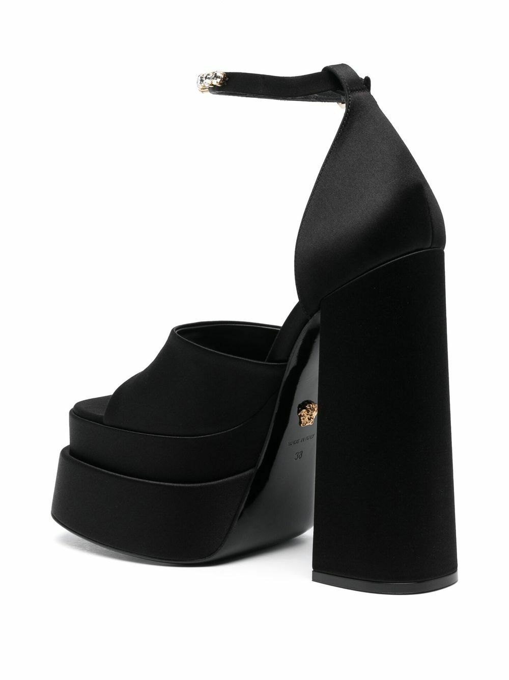 VERSACE - Satin Platform Sandals Versace
