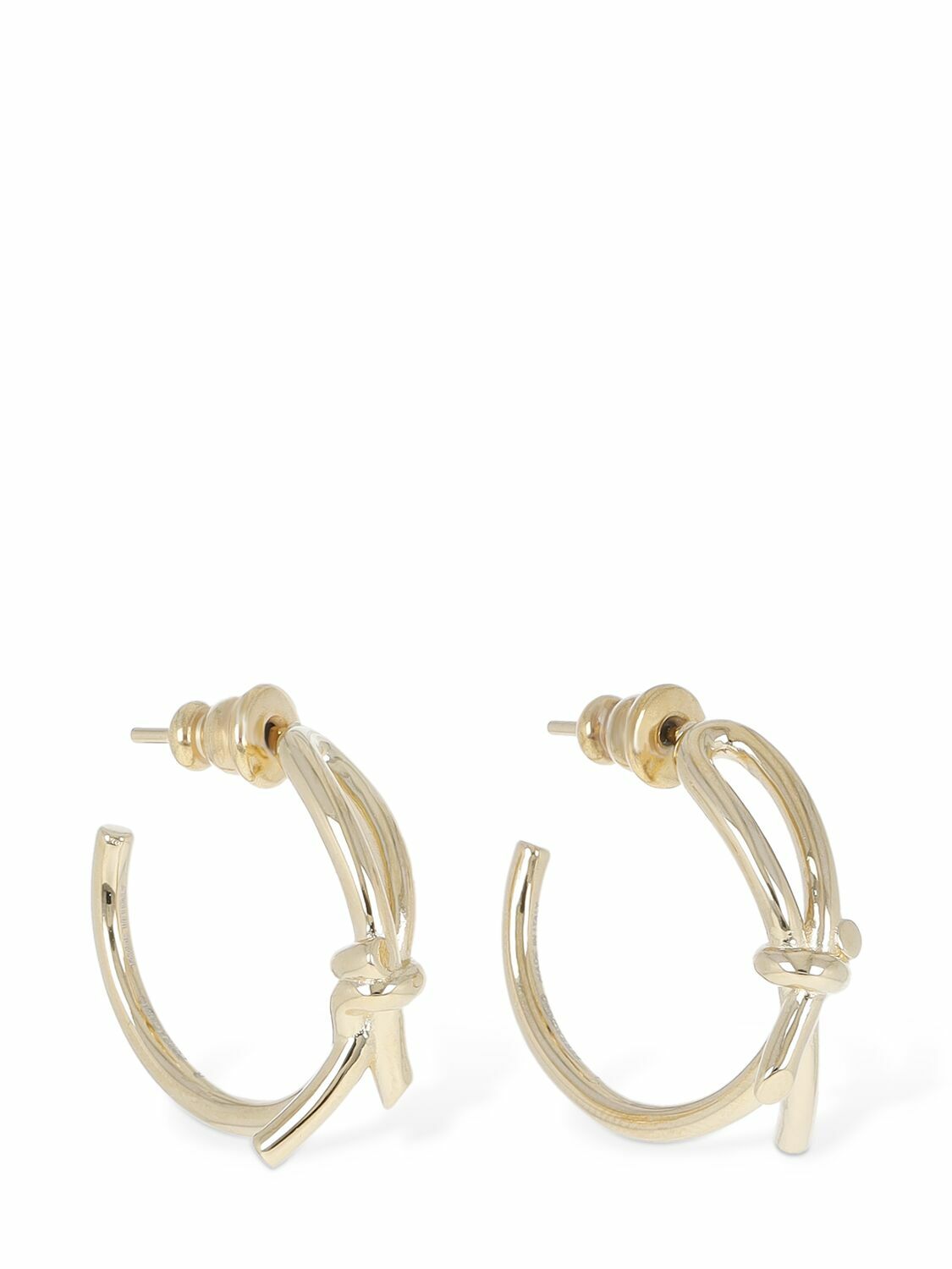 FERRAGAMO - Bow Hoop Earrings Salvatore Ferragamo