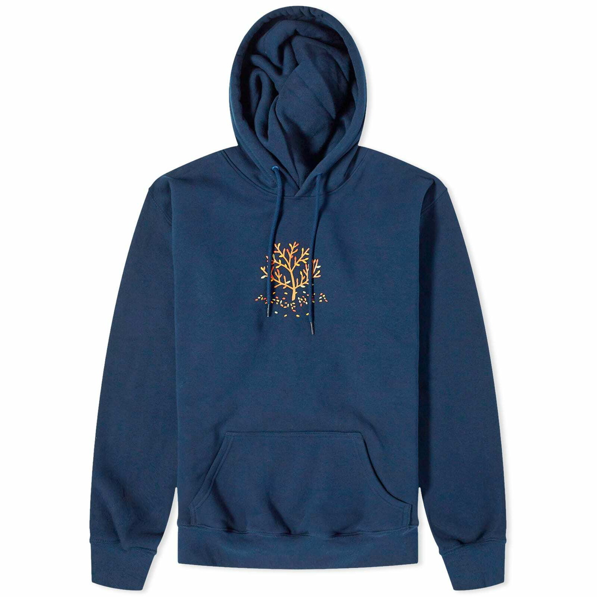 Magenta Men's Tree Hoodie in Navy Magenta