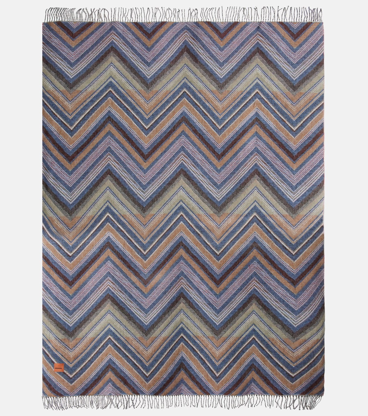 Missoni Chevron wool-blend throw Missoni