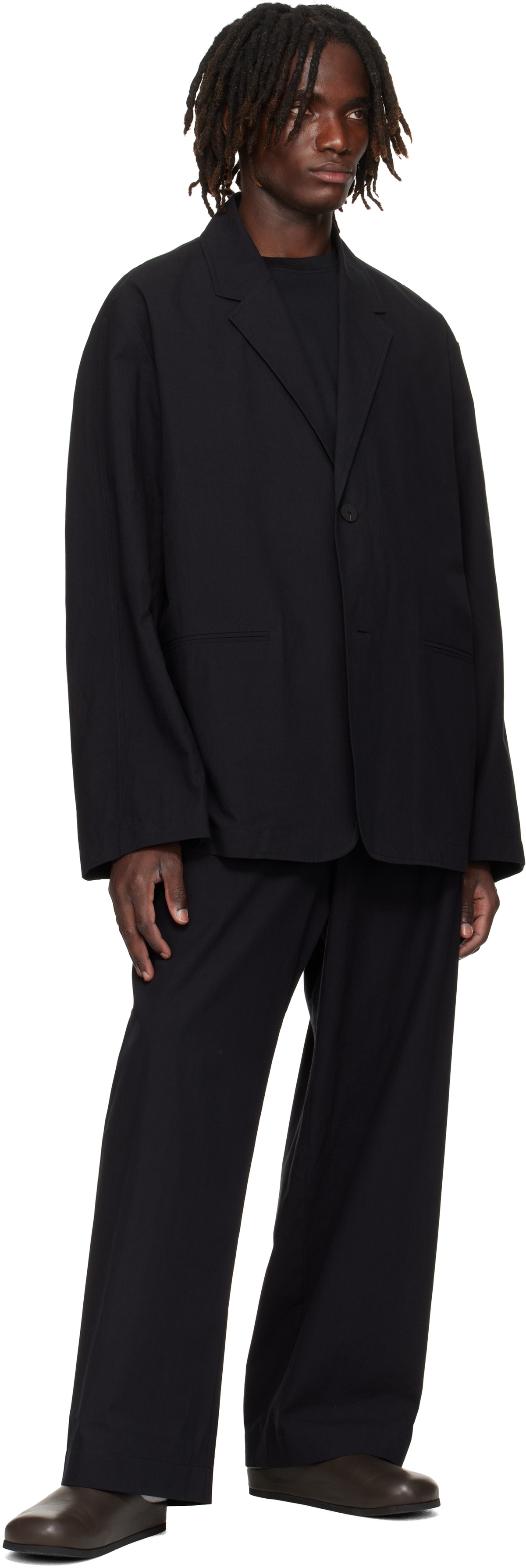 Studio Nicholson Black Toro Blazer Studio Nicholson