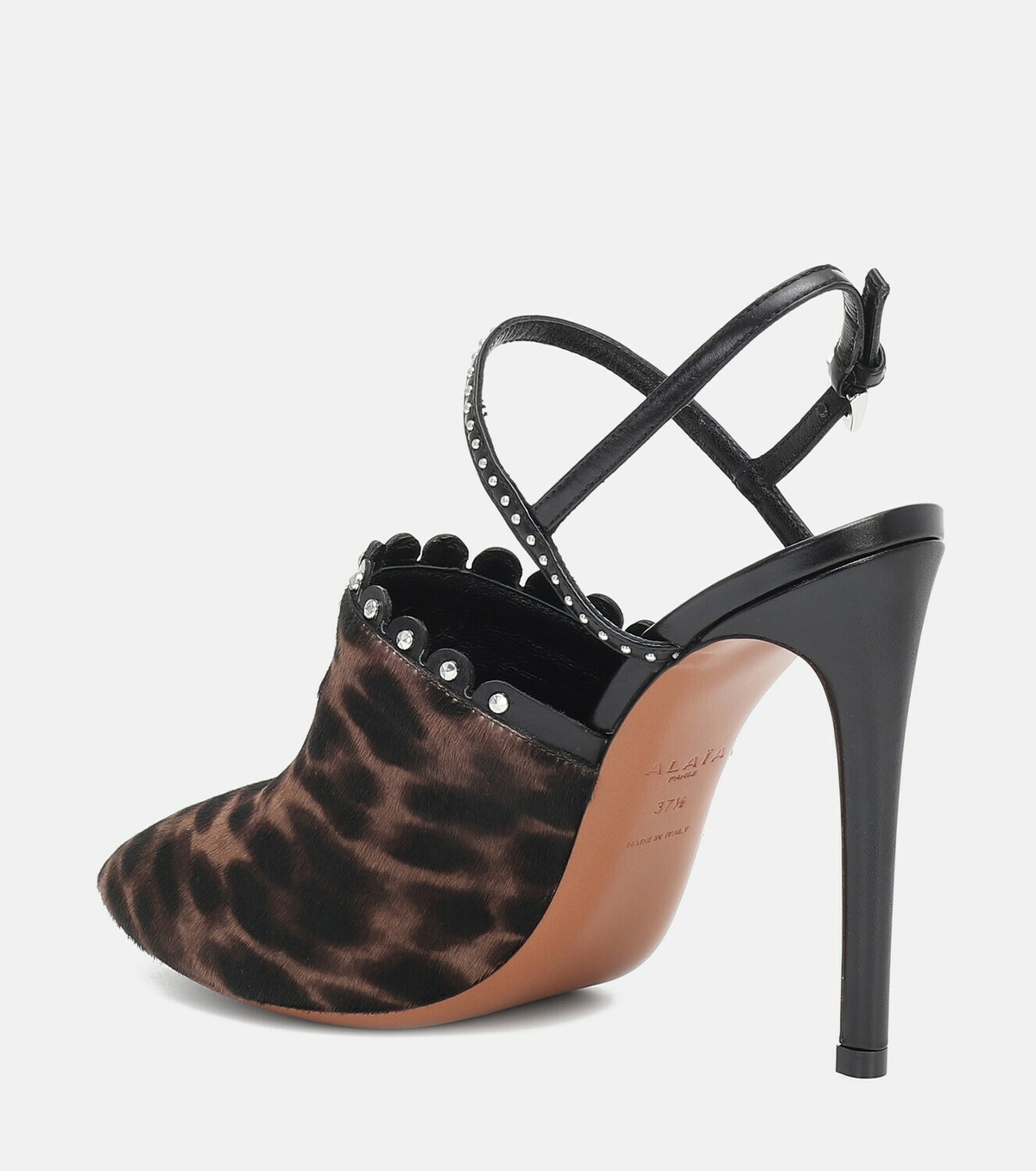 Alaïa Calf hair slingback pumps ALAÏA