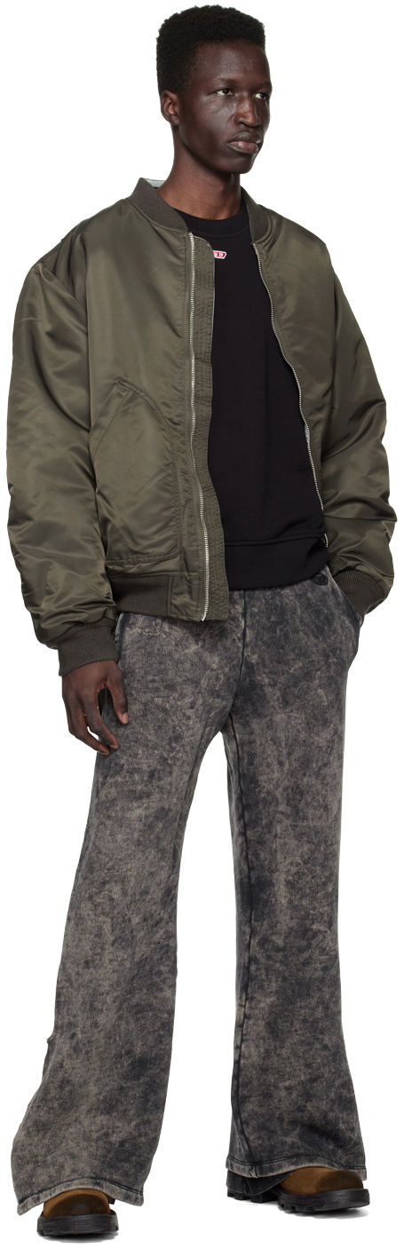 Diesel Black P-Toppal Lounge Pants Diesel