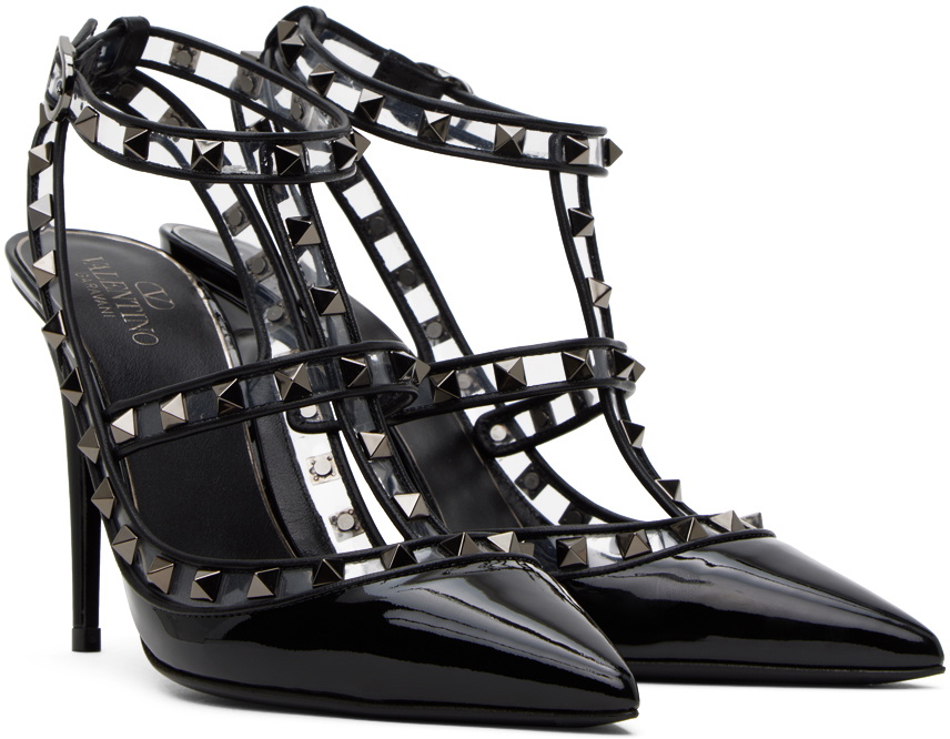 Valentino Garavani Black Rockstud Heels Valentino Garavani
