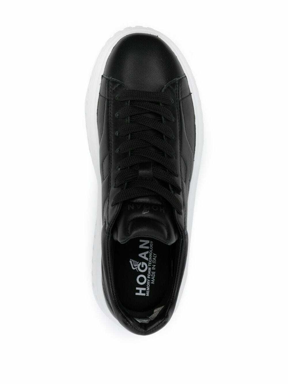 HOGAN - H Stripes Leather Sneakers Hogan