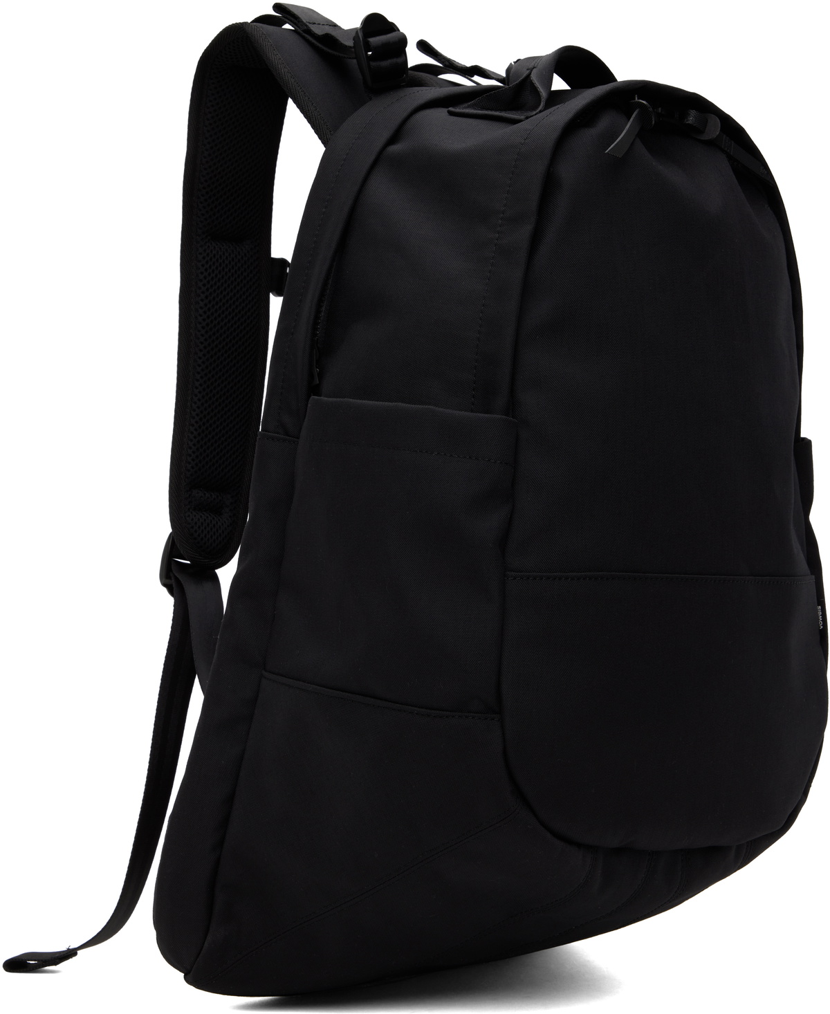 vowels Black Canvas Backpack