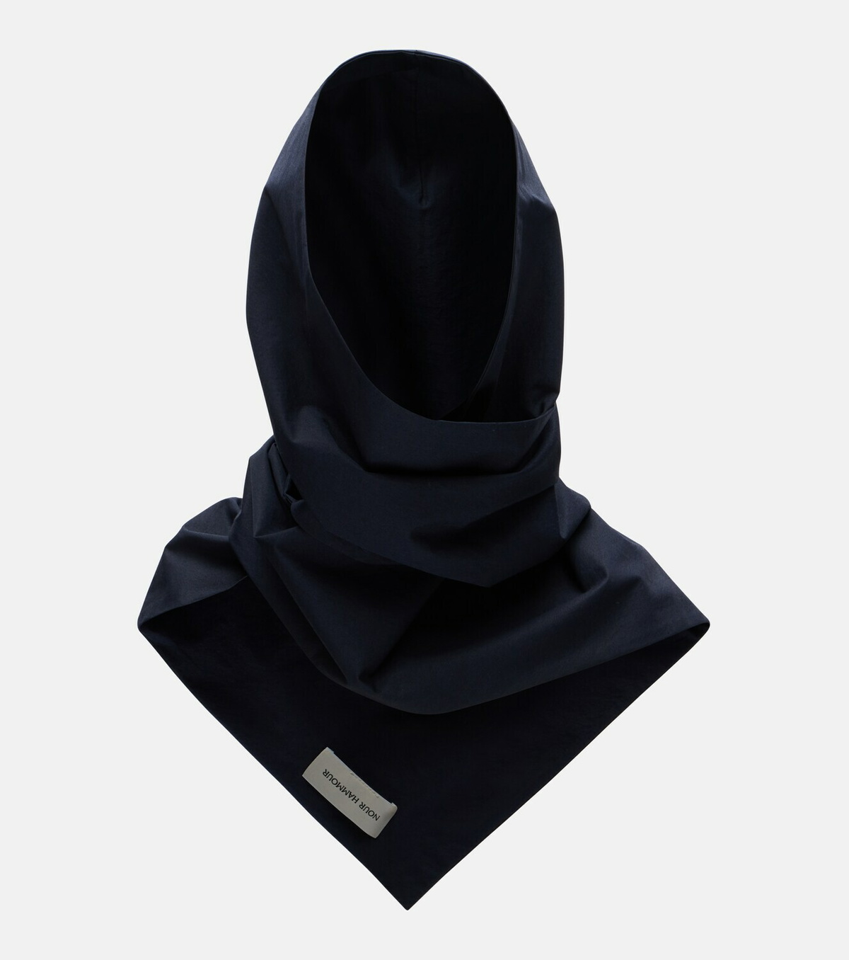 Nour Hammour Cotton-blend canvas hood Nour Hammour