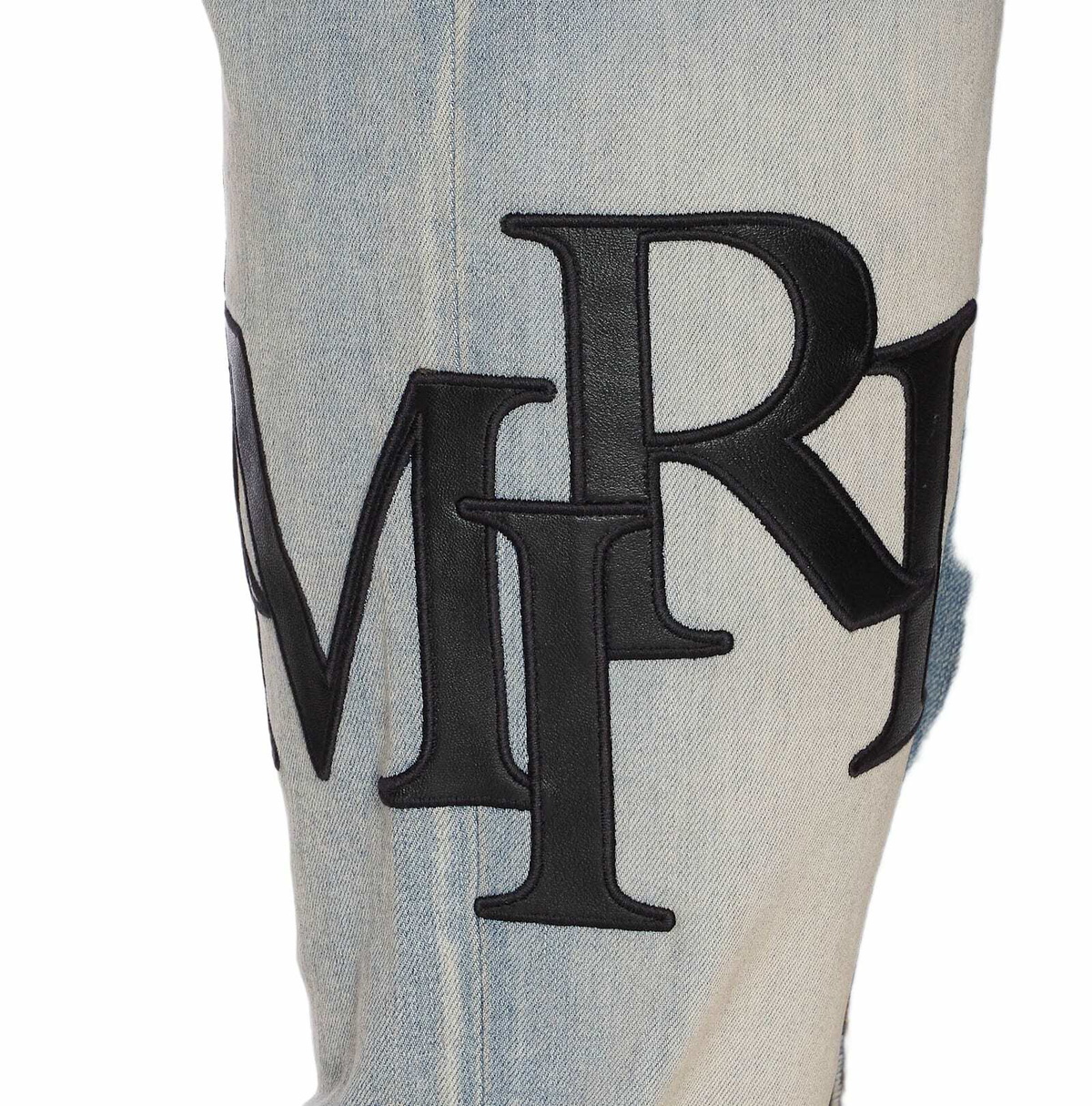 AMIRI Staggered Embroidered Logo Jeans Amiri