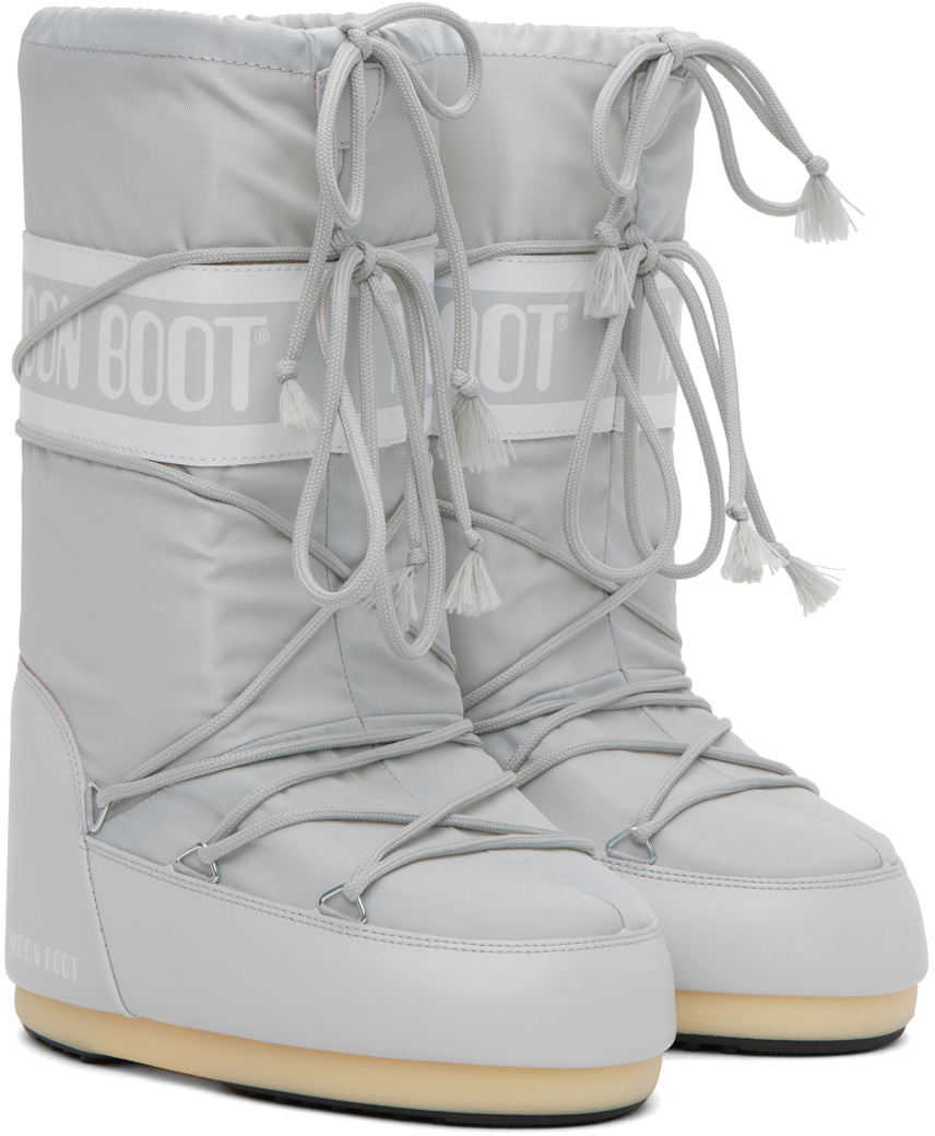 Moon Boot Gray Icon Boots Moon Boot