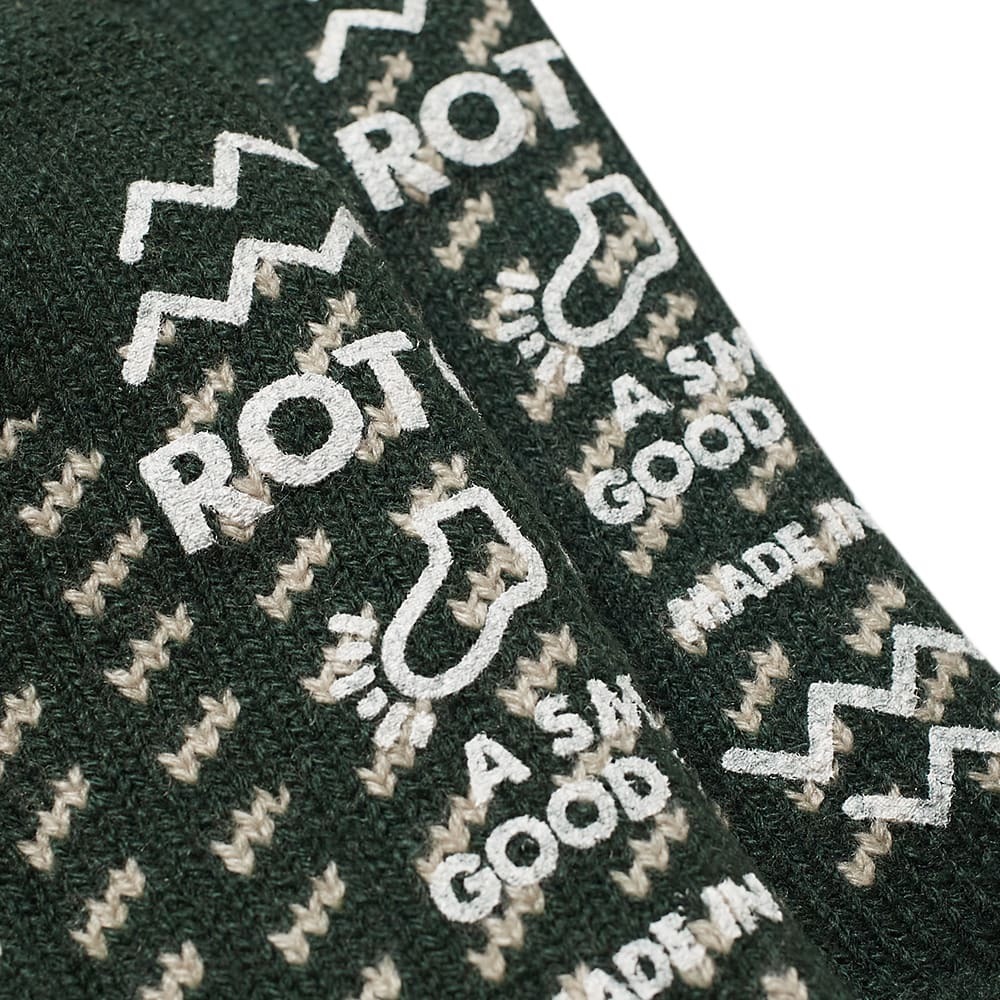 RoToTo Birds Eye Comfy Room Sock in Dark Green RoToTo