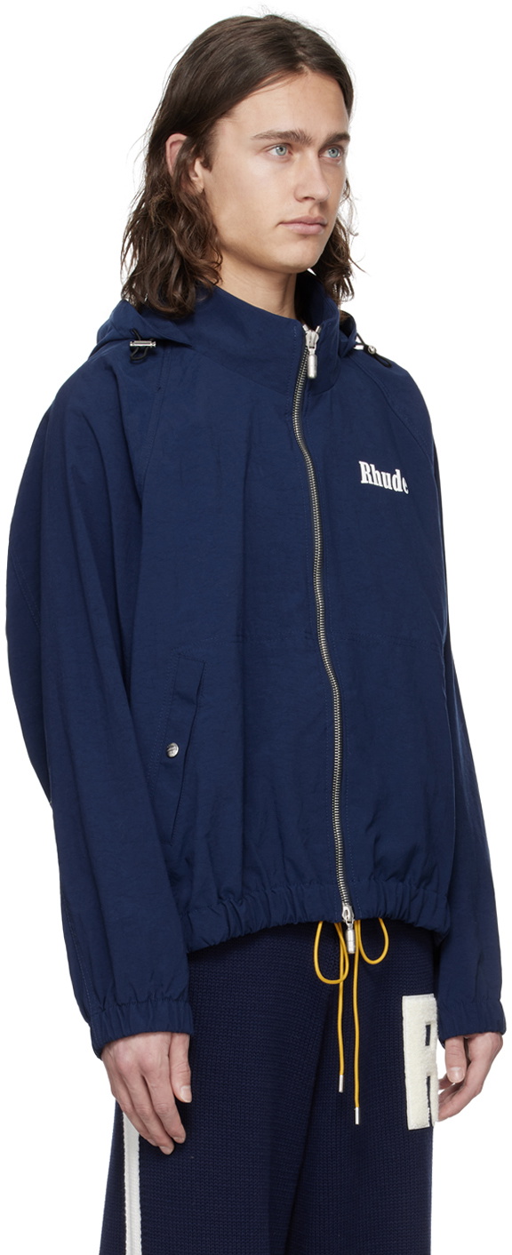 Rhude Navy Palm Jacket Rhude