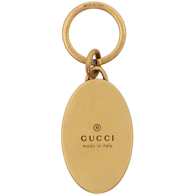 Gucci Red and Gold GG Keychain Gucci