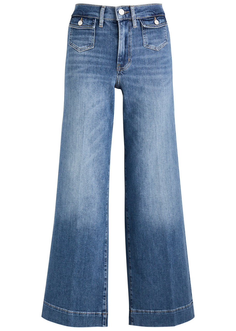 Frame Palazzo Wide-leg Jeans Blue Frame Denim