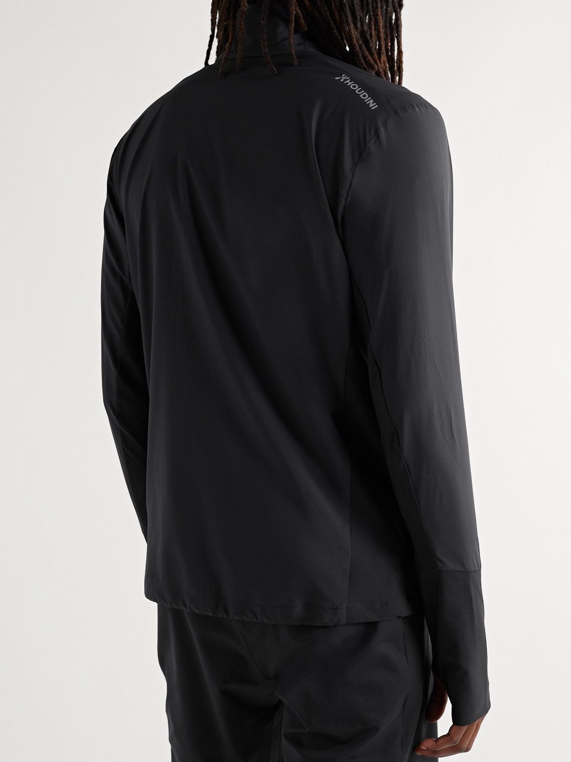 Houdini - Pace Half-Zip Recycled Ripstop Jacket - Black Houdini