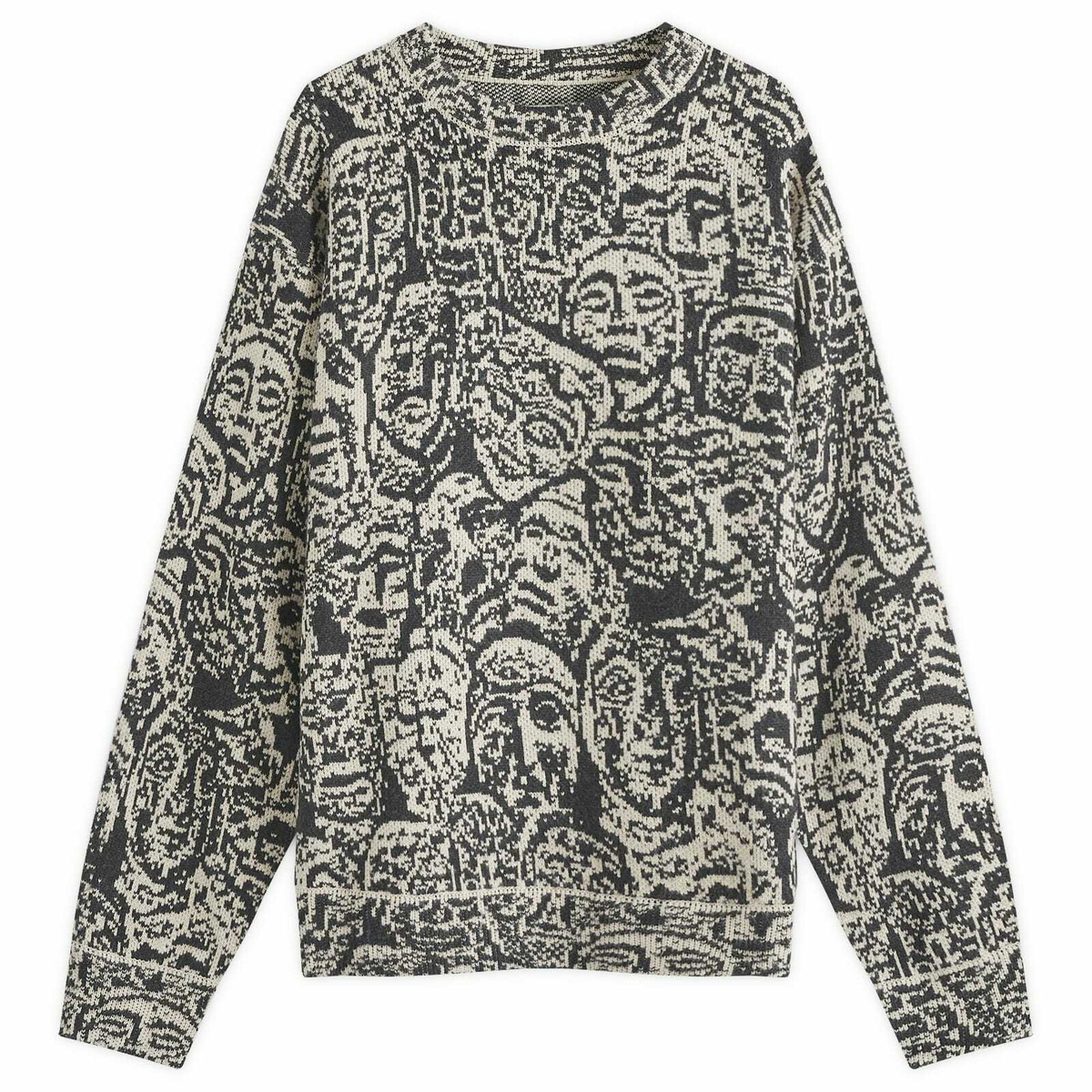Heresy Men's Ancestors Knit Crew in Print Heresy