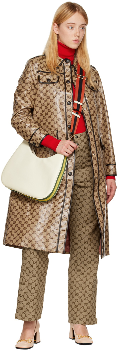 Gucci Brown GG Trousers Gucci