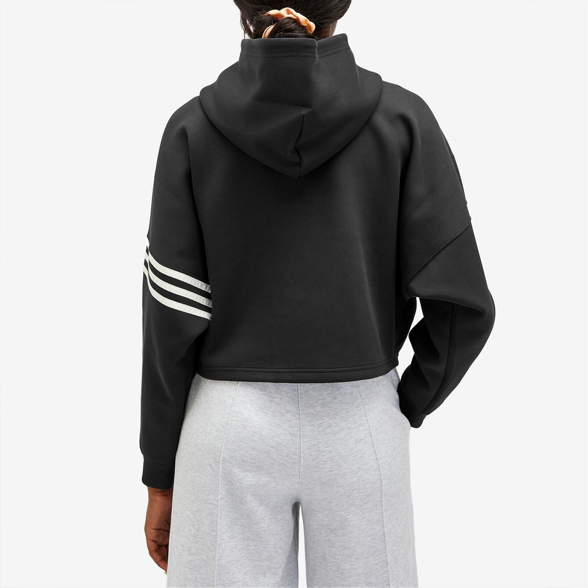 Adidas Women's Neucl Hoodie in Black Cloud White adidas