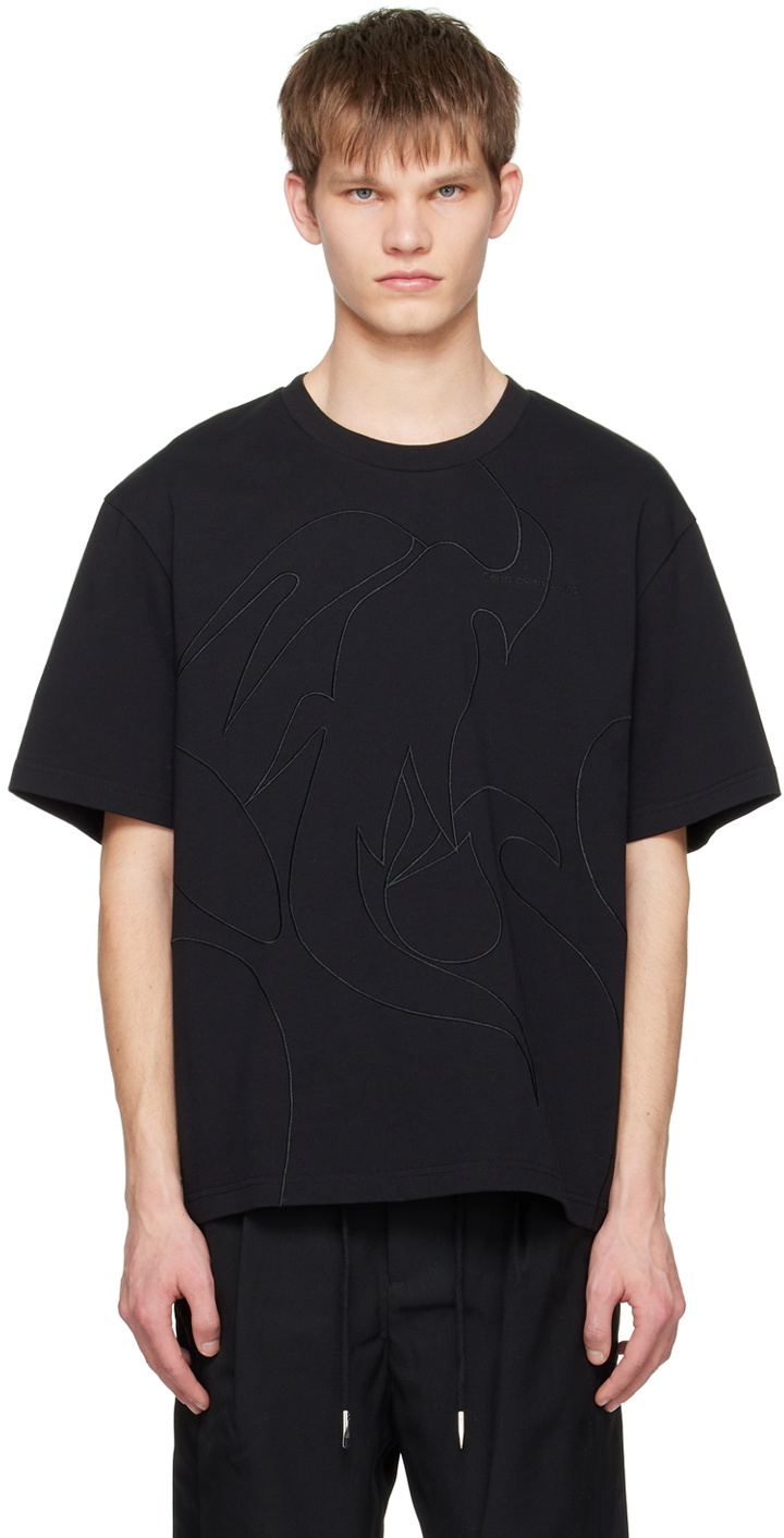 Feng Chen Wang Black Phoenix T-Shirt Feng Chen Wang