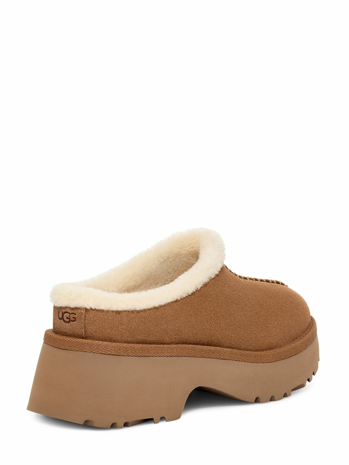 UGG 40mm New Heights Cozy Suede Clogs Ugg