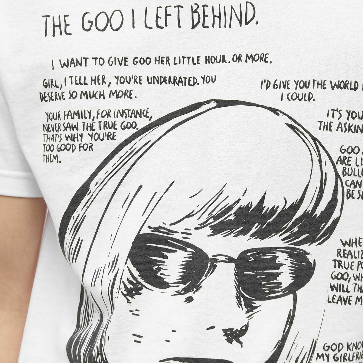 Pleasures Men's The Goo T-Shirt in White PLEASURES