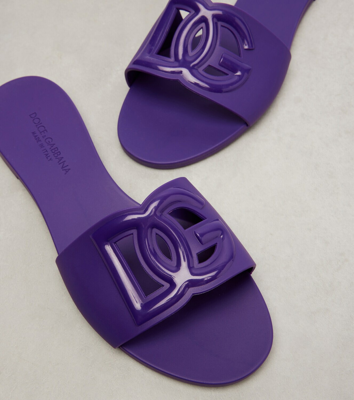 Dolce&Gabbana DG rubber slides Dolce & Gabbana