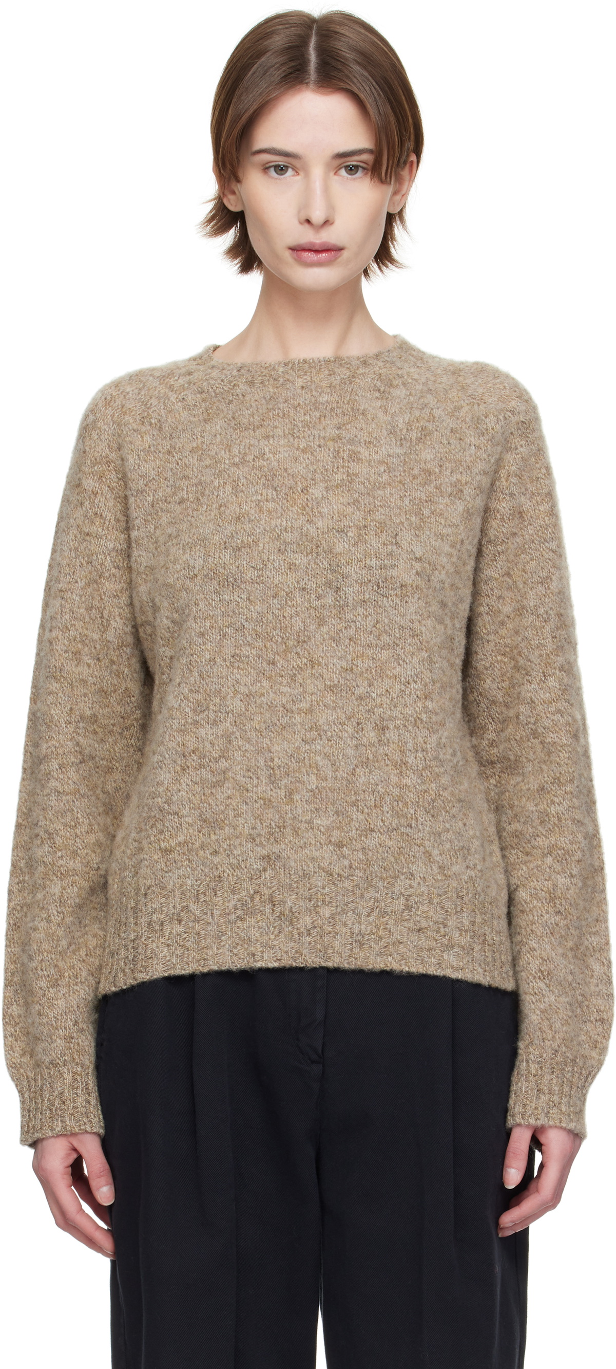 YMC Taupe Earth Jets Sweater YMC