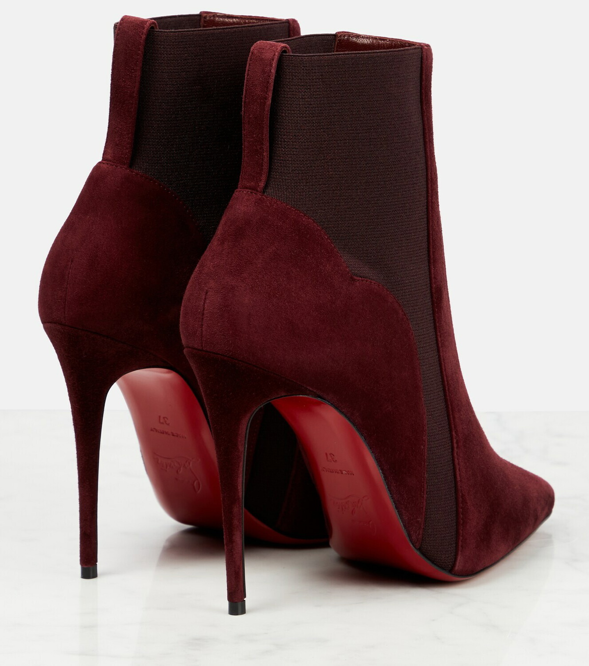Christian Louboutin - Chelsea Chick suede ankle boots Christian Louboutin