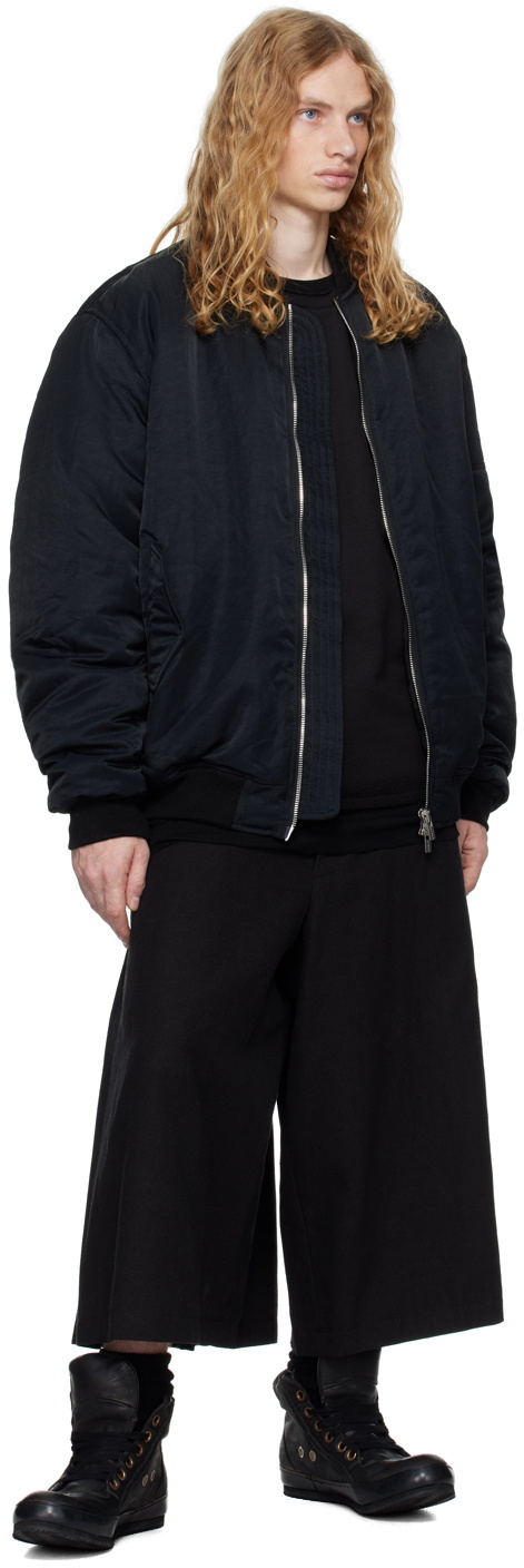 A Diciannoveventitre Black B1 Bomber Jacket