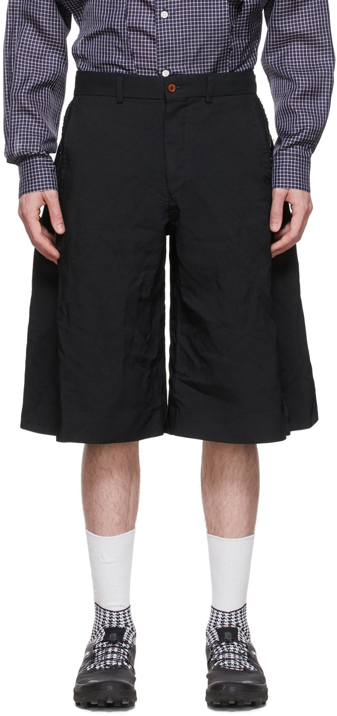 Comme des Garçons Homme Plus Black Polyester Shorts Comme des Garcons ...