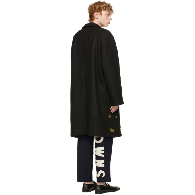Bode Black Appenzeller Work Coat Bode