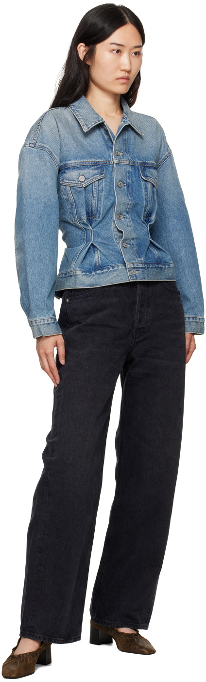 Citizens of Humanity Black Gwendoline Scrunch Jeans Citizens of Humanity