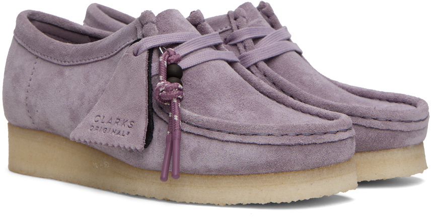 Clarks Originals Purple Wallabee Derbys Clarks Originals
