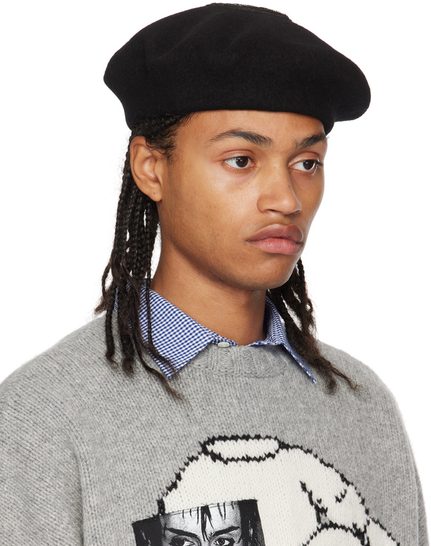 UNDERCOVER Black Rose Beret Undercover